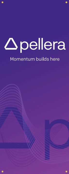 X-Banner 60" x 31" – Pellera Technologies Swag Store